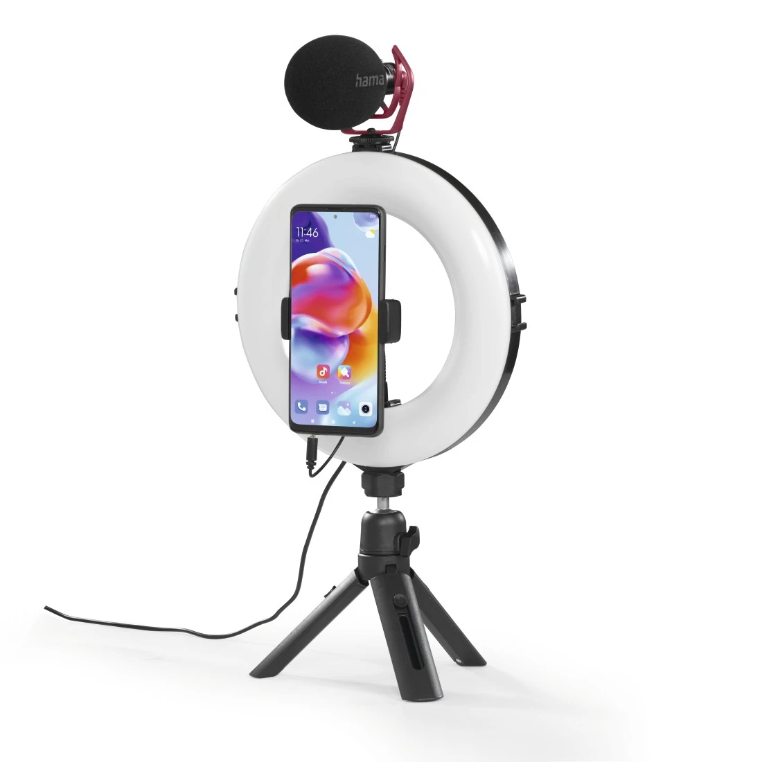 | Hama | "SpotLight Smart 80 II" LED Ring Light, Set for Smartphones