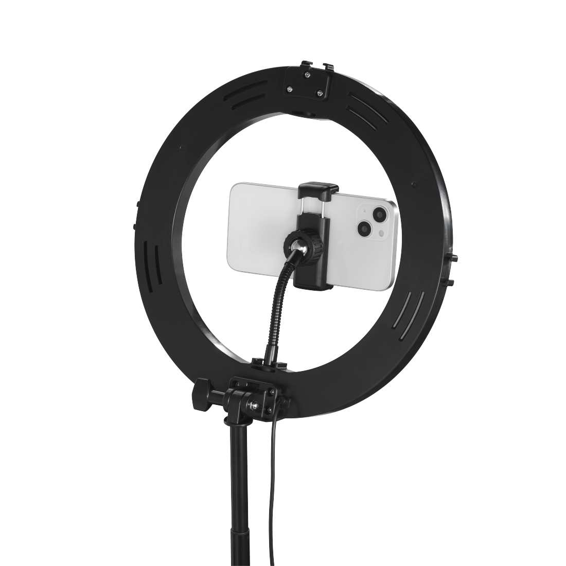 "SpotLight FoldUp 102 II" LED Ring Light, Set for Smartphones, Foldable ...