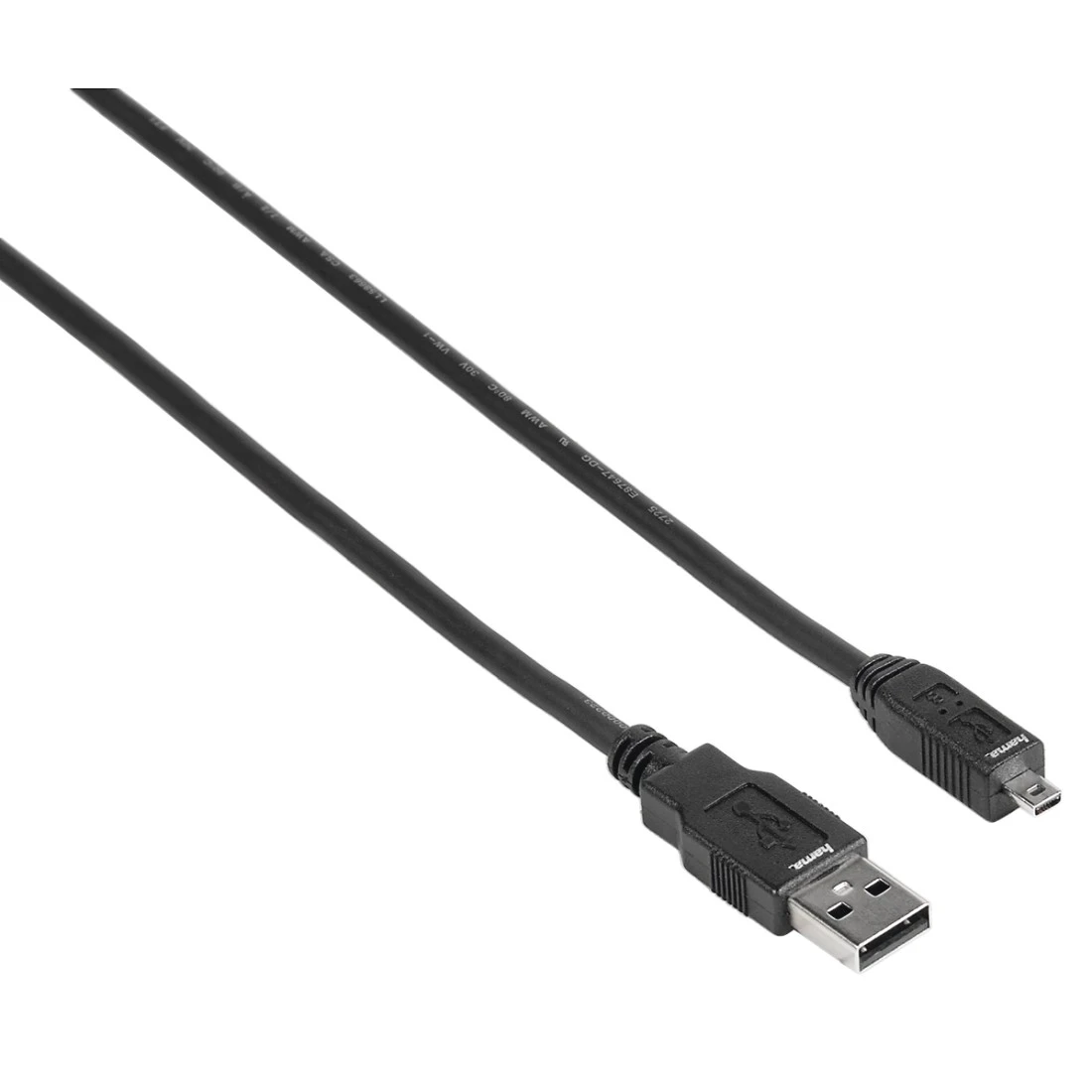 | Hama | USB 2.0 Connection Cable, A-plug - mini B plug (B8 pin), 1.8 m ...