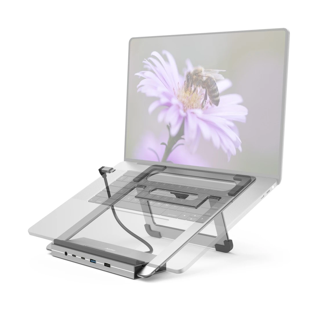 | Hama | "Connect2Office Stand" USB-C Docking Station, Notebook Stand ...