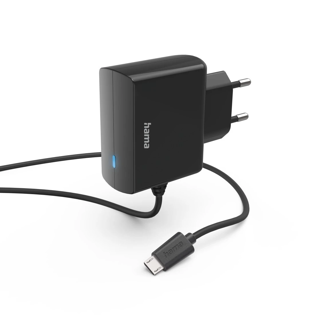 Charger with Micro-USB Connection, 6 W, 1 m, black | Hama