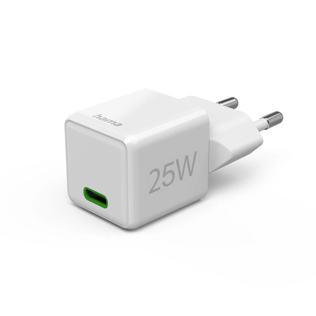 Fast Charger, USB-C, Super-Mini Charger, PD, 25 W, white | Hama