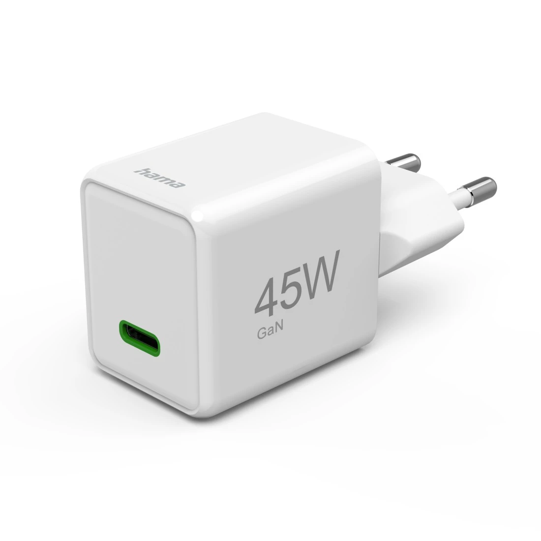 | Hama | Fast Charger, GaN, USB-C, Super-Mini Charger, PD, 45 W, white