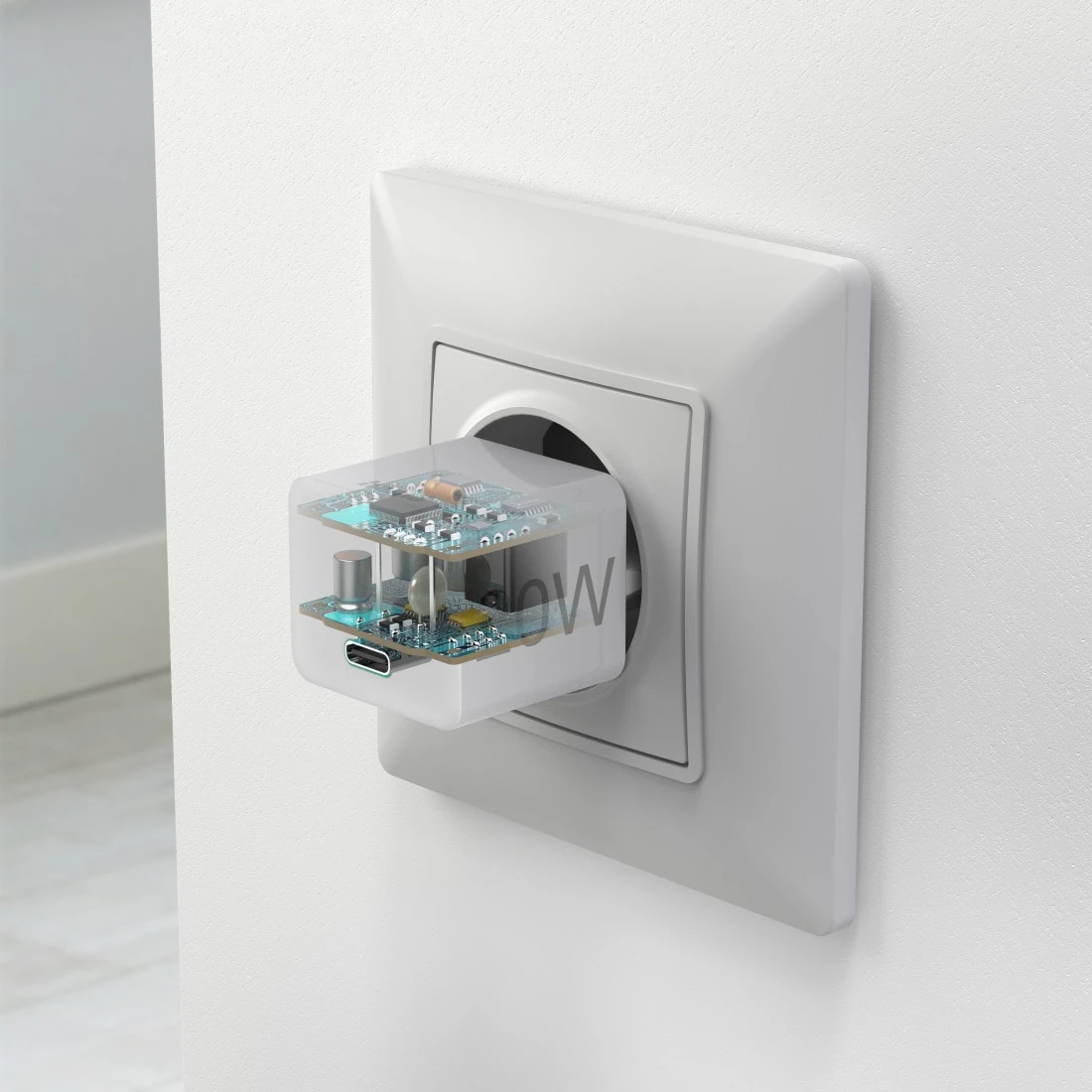 Fast Charger, USB-C, Mini Charger, PD, 20 W, white | Hama | | Hama