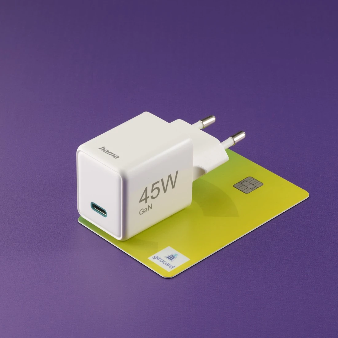 | Hama | Fast Charger, GaN, USB-C, Super-Mini Charger, PD, 45 W, white