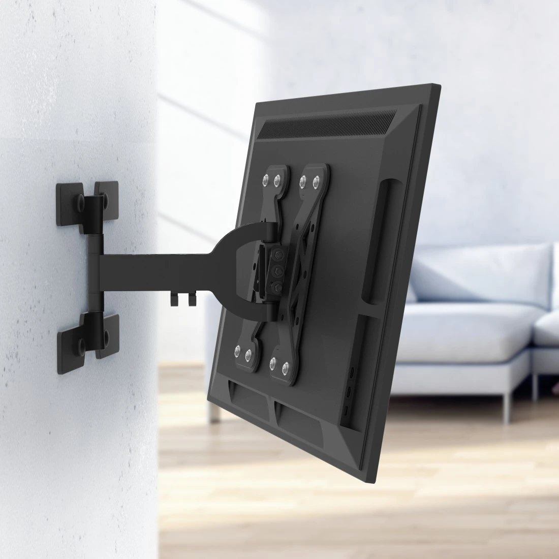 TV Wall Bracket, Swivel, Tilt, Extra-flat, 122 cm (48") up to 25 kg | Hama