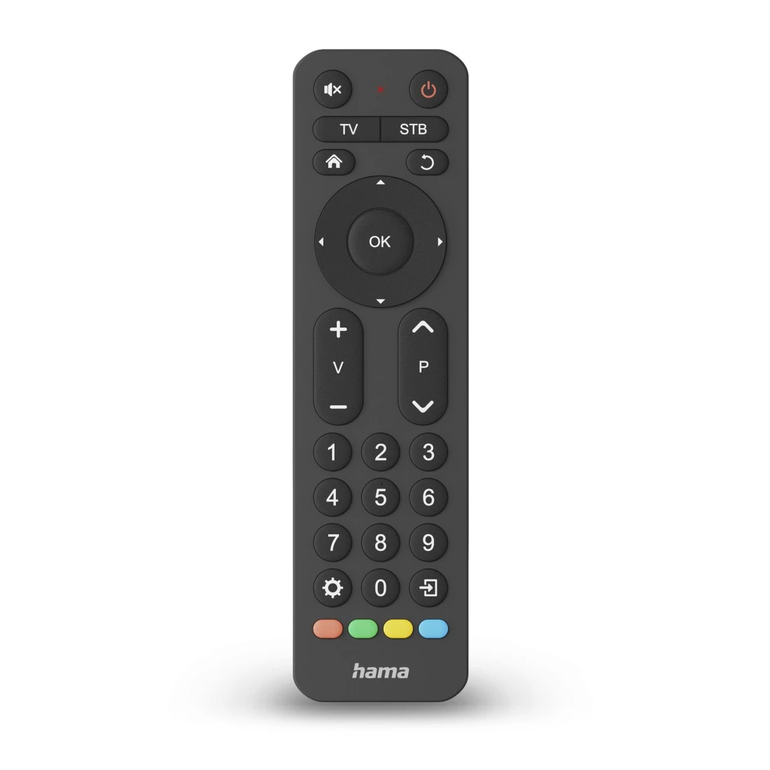Universal TV Remote Control, Infra-red, for 2 Devices, Large Buttons ...