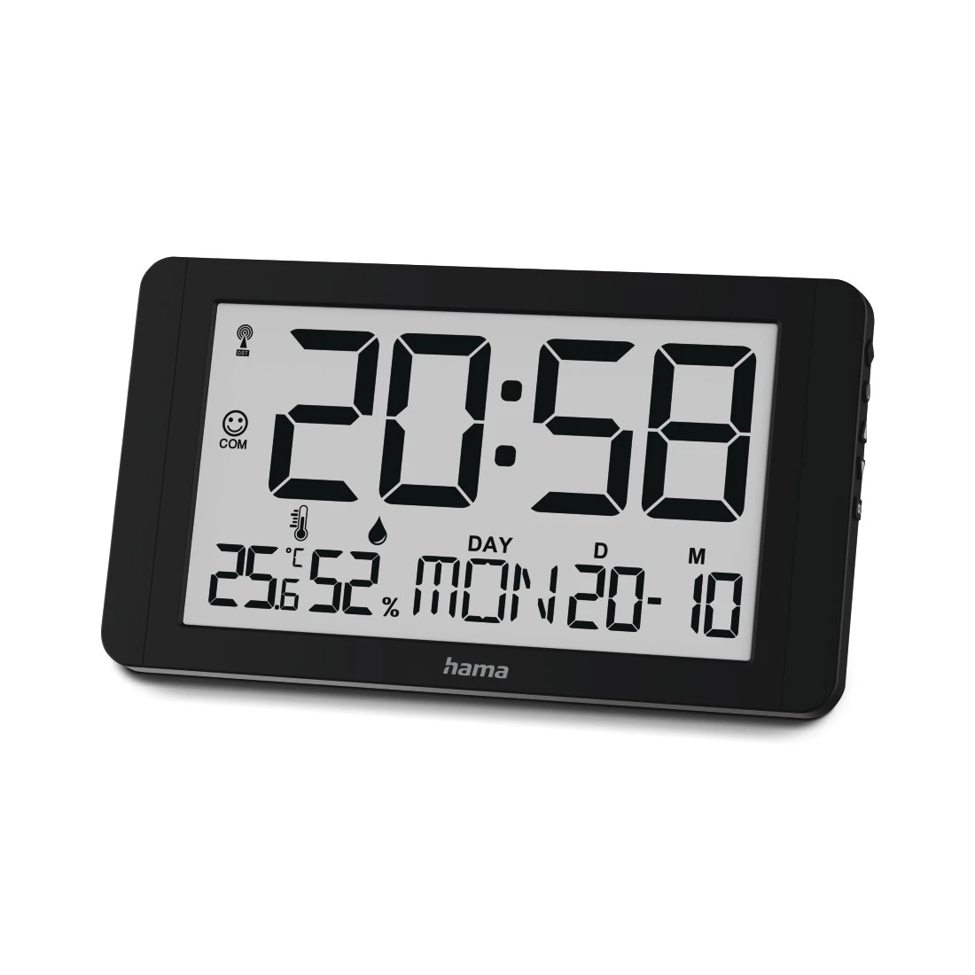 | Hama | "Cuba" Digital Wall Clock, Radio-Controlled Clock with ...