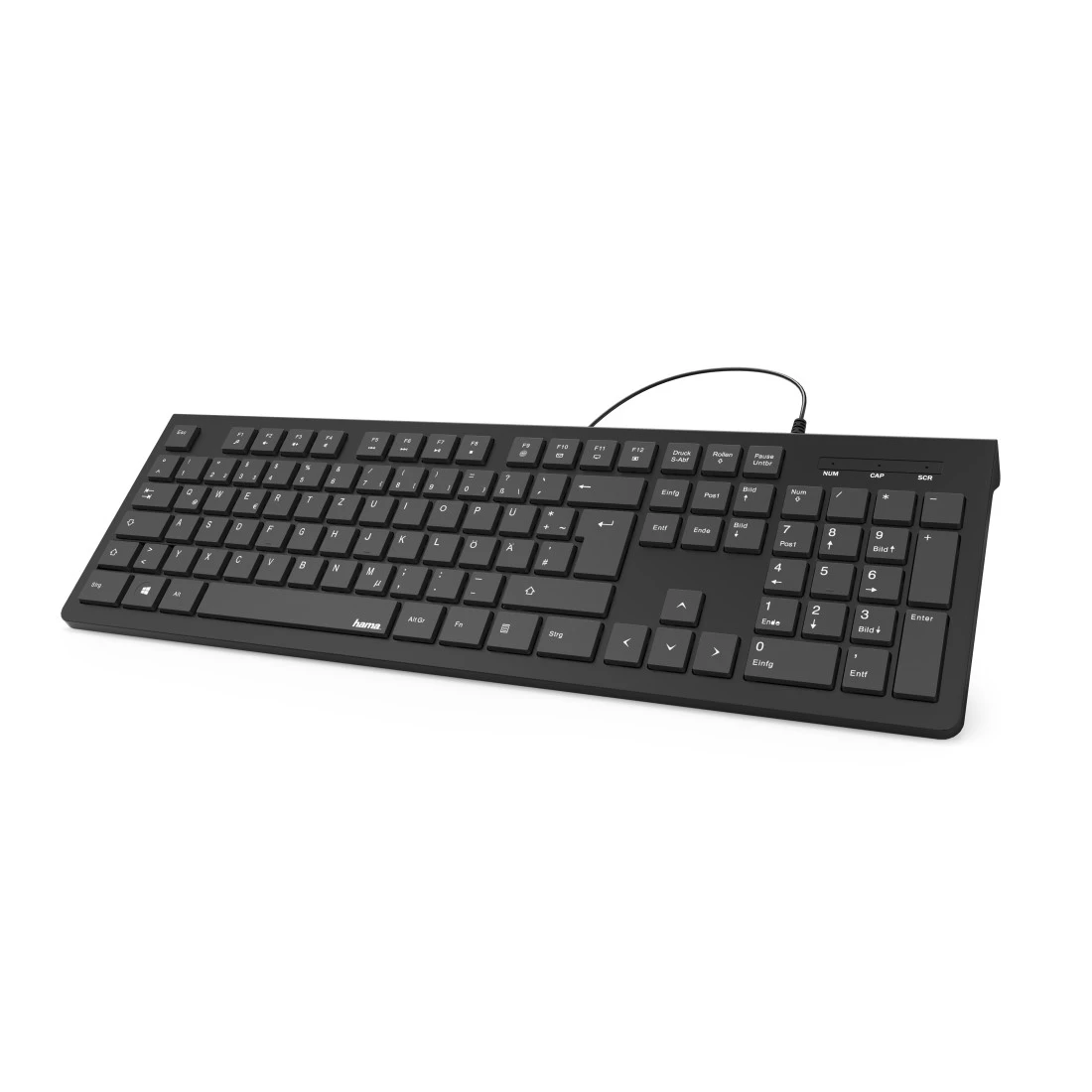"KC-200" Basic Keyboard, black, QWERTY, UKR | Hama | | Hama