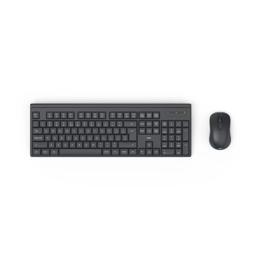 | Hama | “WKM-100” Wireless Keyboard with Mouse, Wireless, Batteries ...